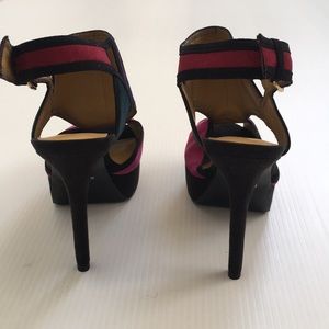 Nine West | Shoes | Nine West Color Block Platform Heels | Poshmark